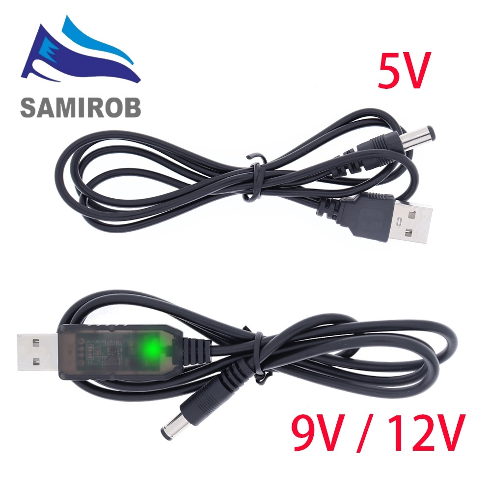 USB power boost line DC 5V to DC 5V 9V 12V Step UP Module USB Converter Adapter Cable 2.1*5.5mm ...