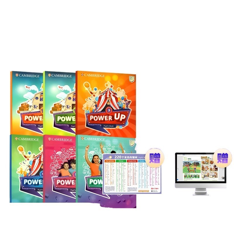 ∧The original imported powerup textbook Cambridge children's English ...