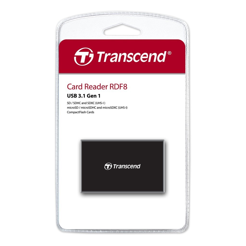 Quick Delivery CARD READER USB 3.1 Transcend TS-RDF8K2-Black (CARD ...