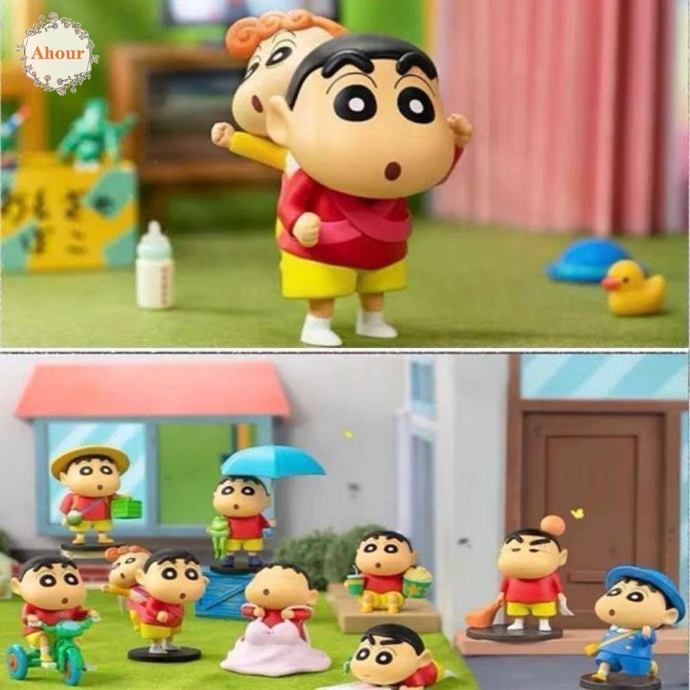 AHOUR Crayon Shin-Chan Figures, Daily Life Animation Nohara Shinnosuke ...