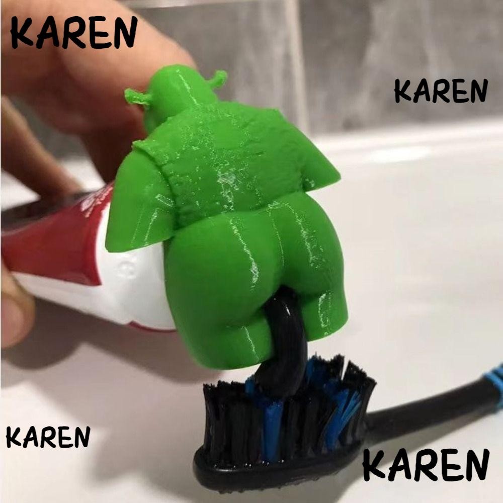 KAREN Shrek Pooping Toothpaste Topper, Toothpaste Dispenser Gift ...
