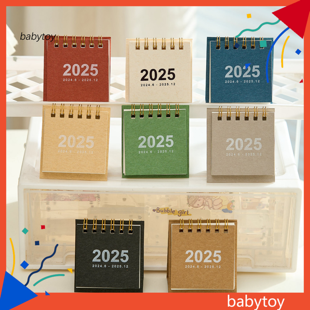 BABY 2025 Vertical Flip Calendar Space-saving Desktop Calendar 2025 ...