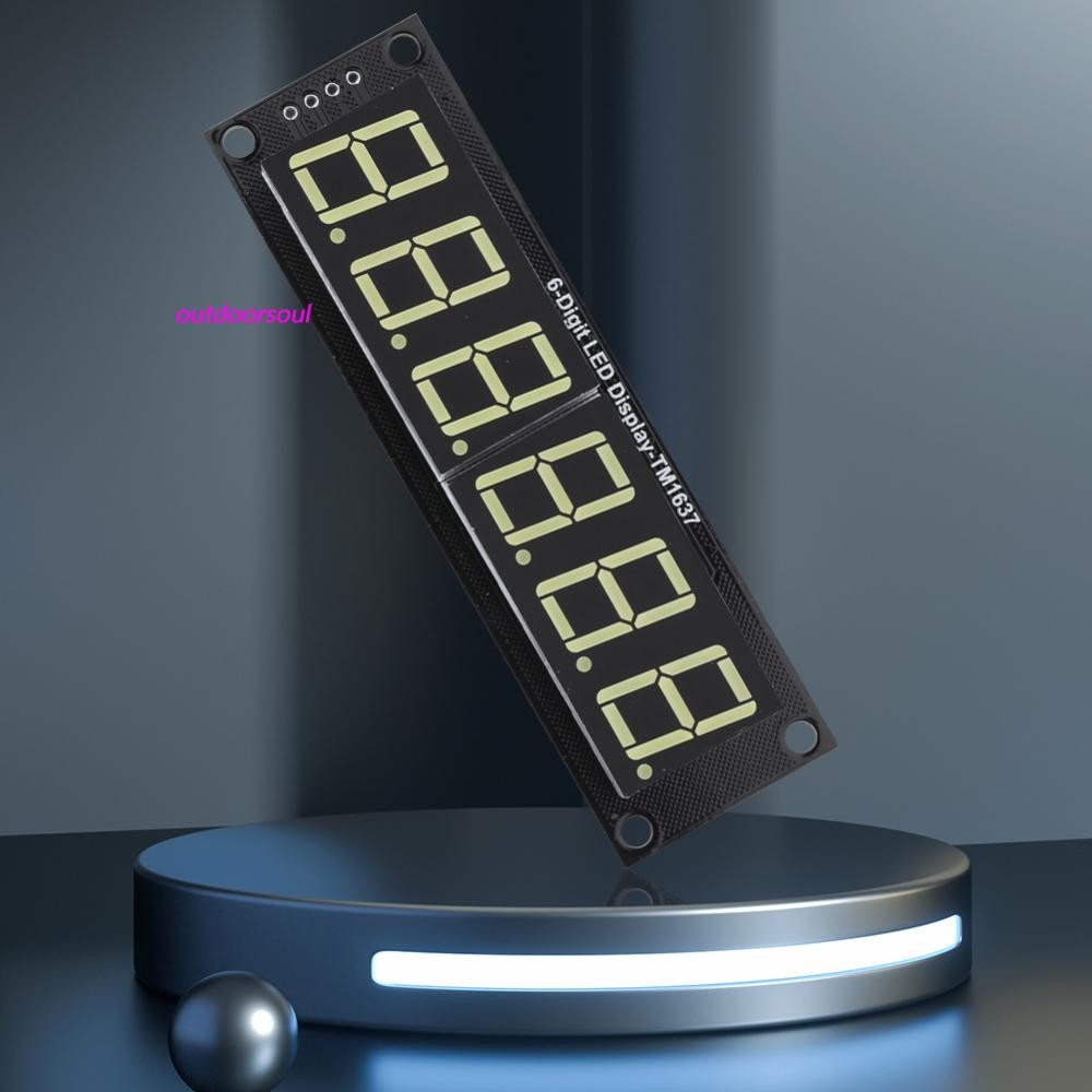 0.56 Inch LED Display Tube Clock Module TM1637 6-Digit 7-segment 5V [outdoorsoul.ph] | Shopee ...