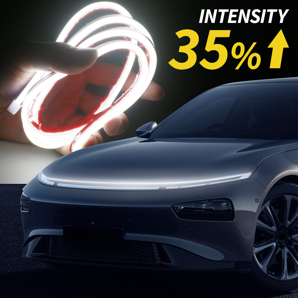 LED Car Hood Lights Strip Universal Auto Decorative Lamps Ambient ...
