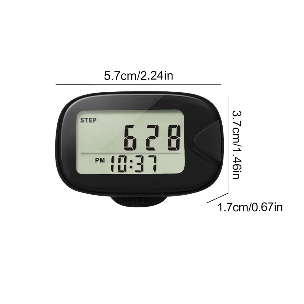 UK Walking Pedometer Accurate Step Tracker Electronic Pedometer for ...