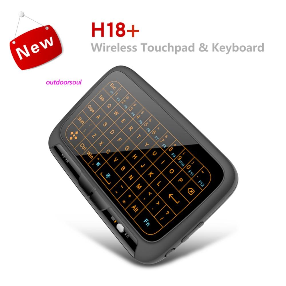 2.4GHz Air Mouse Keyboard USB Dongle Receiver Full Screen Touch Smart ...