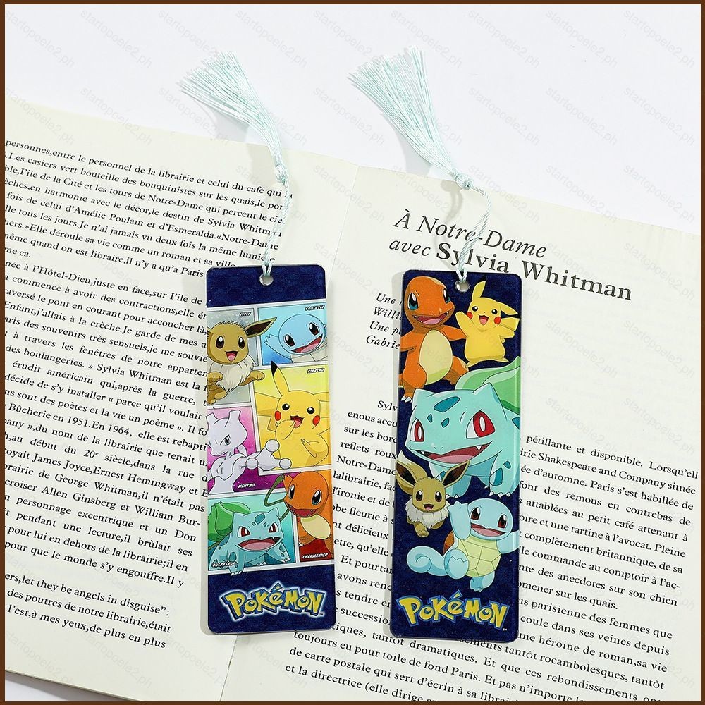 Kira Pokemon Cartoon Acrylic Tassels Bookmark Gift For Kids Souvenirs ...