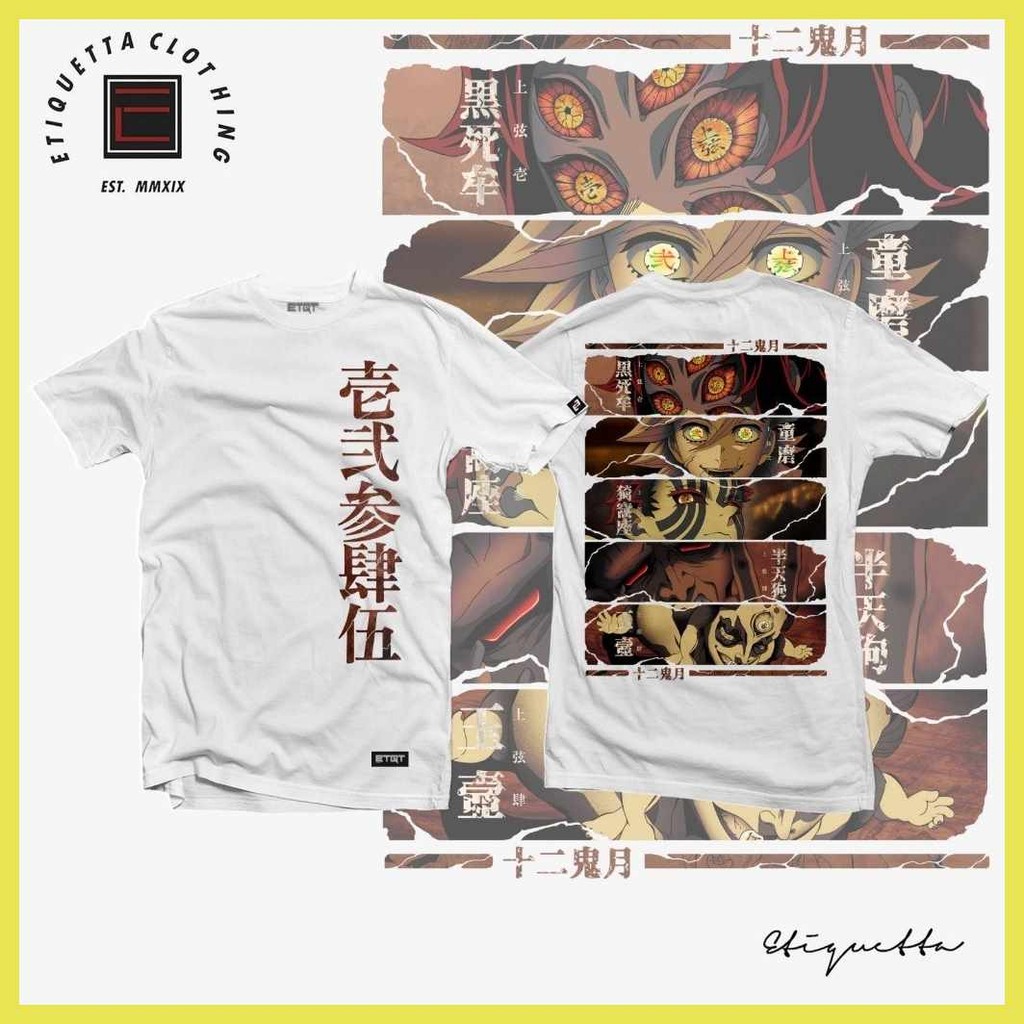 Anime -^r/Unisex$L/-$r/Etiquetta$E/Co.$u/-$K/Demon Slayer - Upper Moon ...