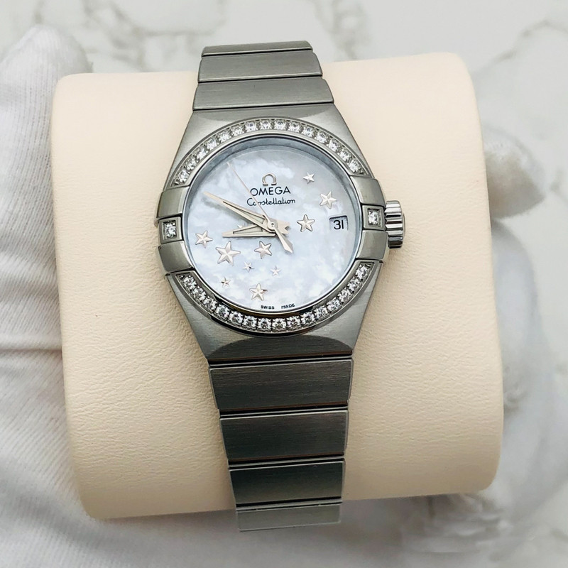 Omega Omega Constellation Series Women's Watch Diamond-studded ...