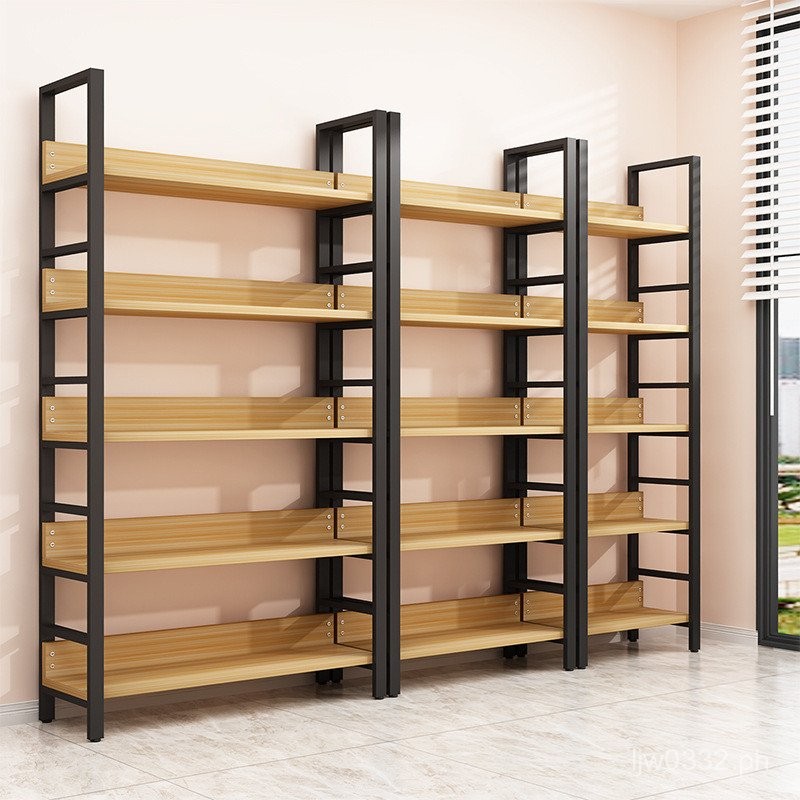 Simple Living Room Hair Salon Storage Rack Multi-layer Bookshelf Floor ...