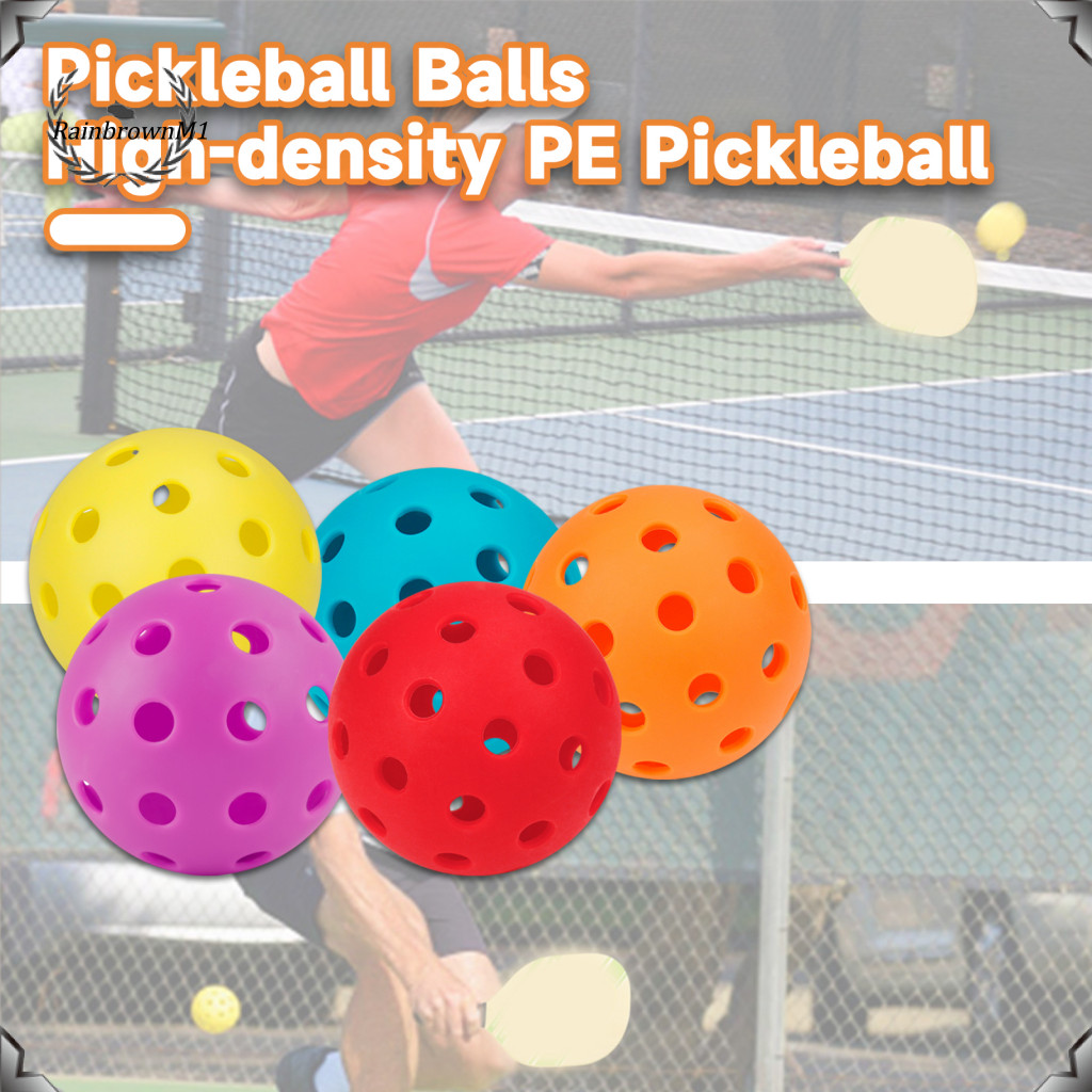 [Rm] Pickleball Balls Pickleball Kit High Bounce 40-hole Pickleball Set ...