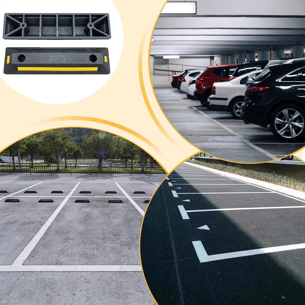 Heavy Duty Rubber Parking Stopper/Parking Limiter/Car Parking Wheel ...