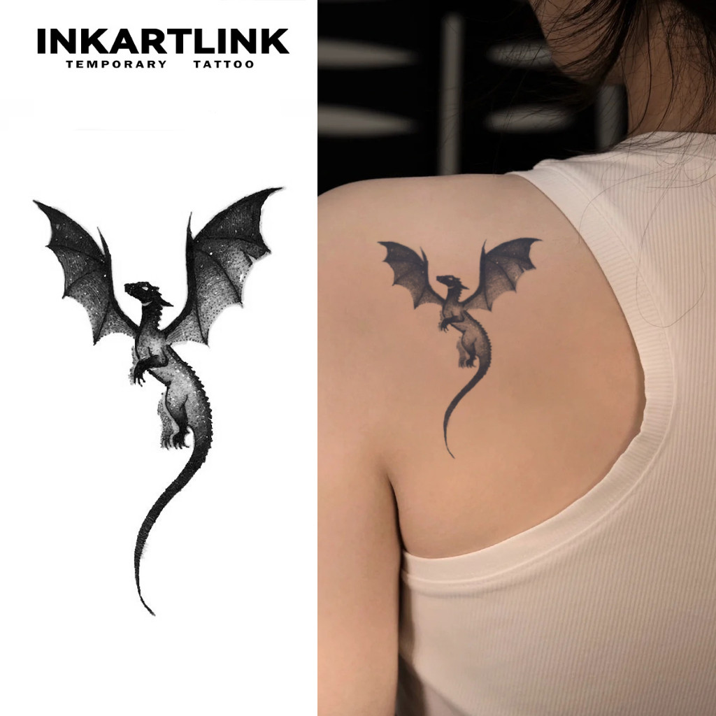 INKARTLINK Semi Permanent Tattoo, waterproof, long-lasting, temporary, magic fake tattoo sticker ...