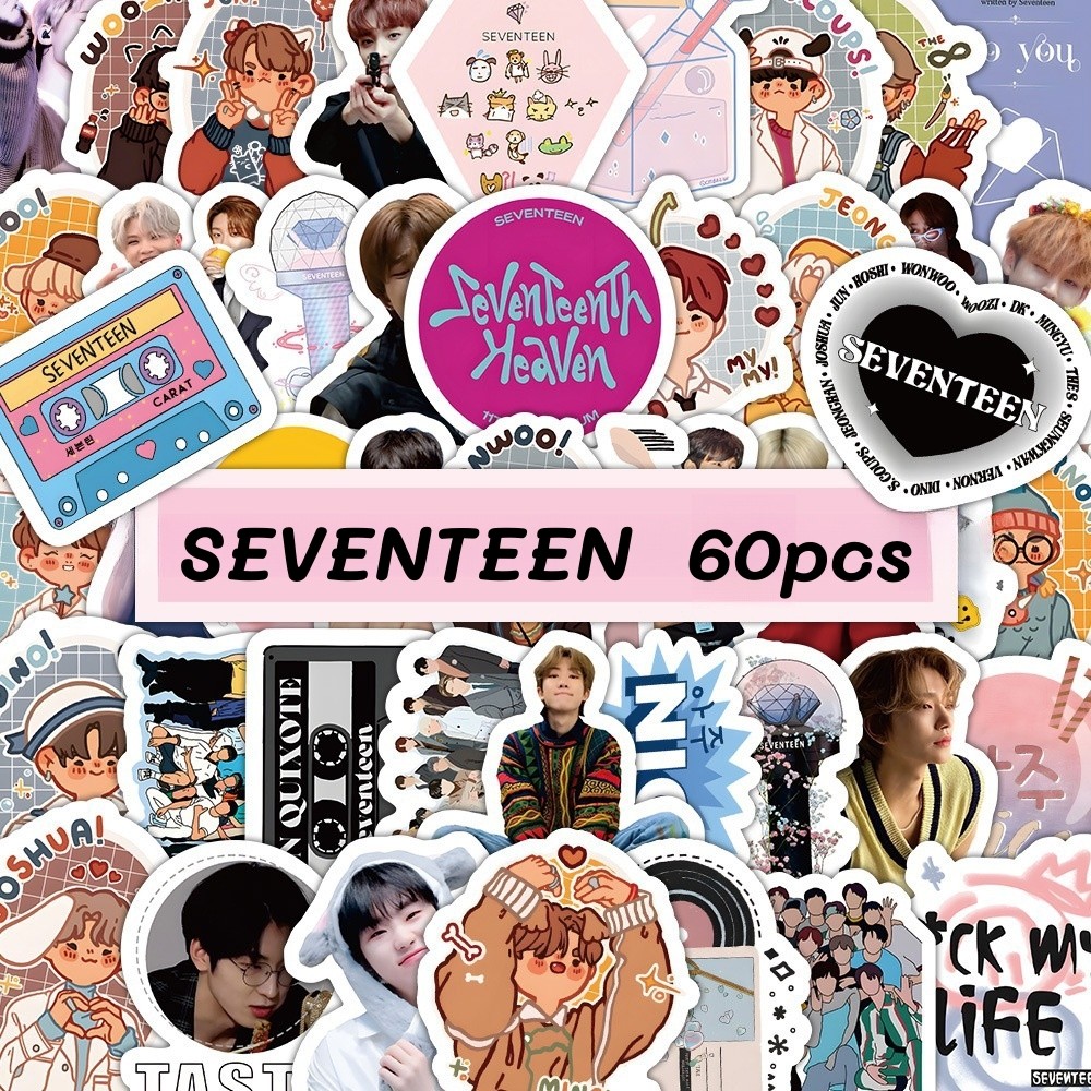 40-100pcs/set SEVENTEEN HEAVEN Photo Stickers Q - version graffiti ...