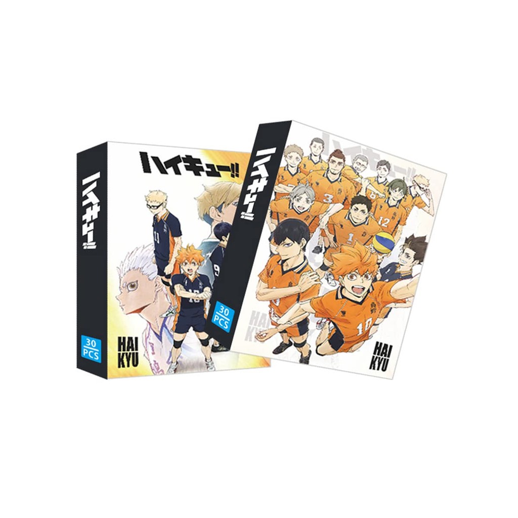 Haikyu LOMO Card Set of 30 Karasuno High School Aoba Josai High School ...