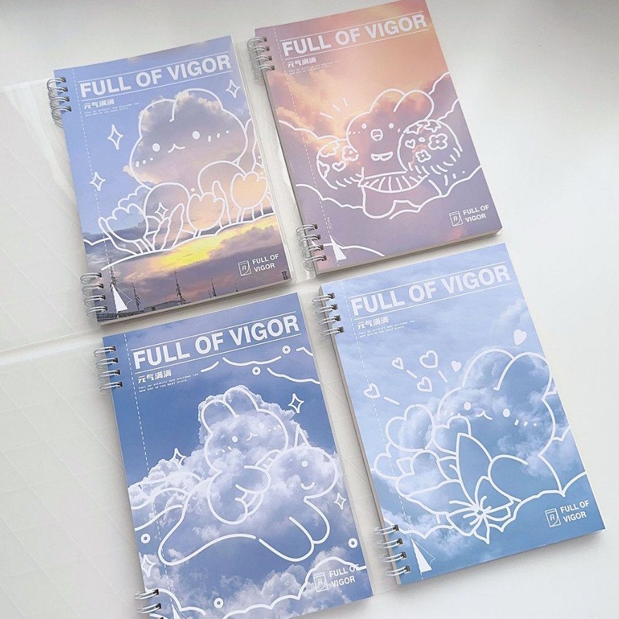 Book A5 B5 Aesthetic Diary Book College Binder Cute School Notebook ...