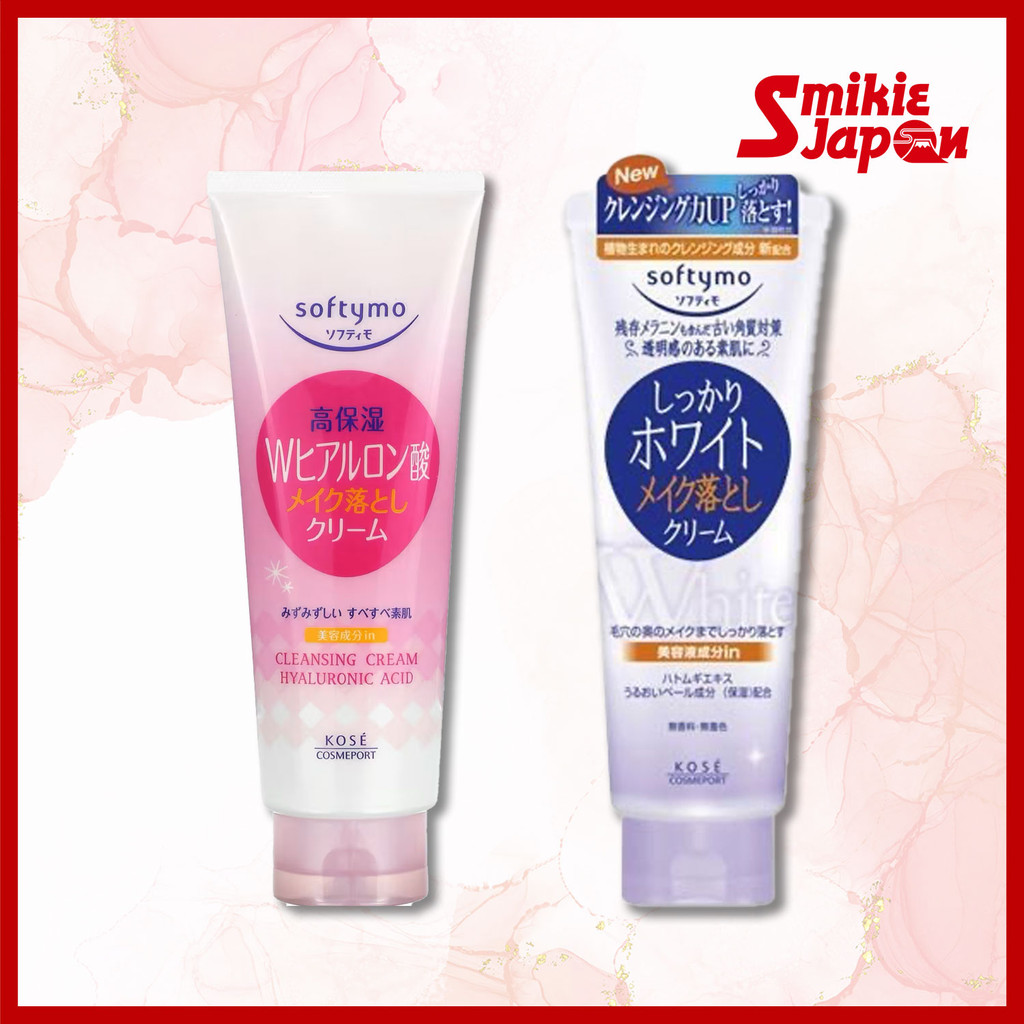 KOSE Softymo Cleansing Cream White at Cleansing Cream Hyaluronic Acid 210g Direktang Mula sa ...