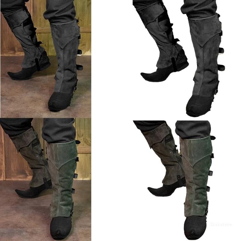 Xixi Pirate Boots Covers Medieval Renaissance Cosplay Costume Steampunk ...