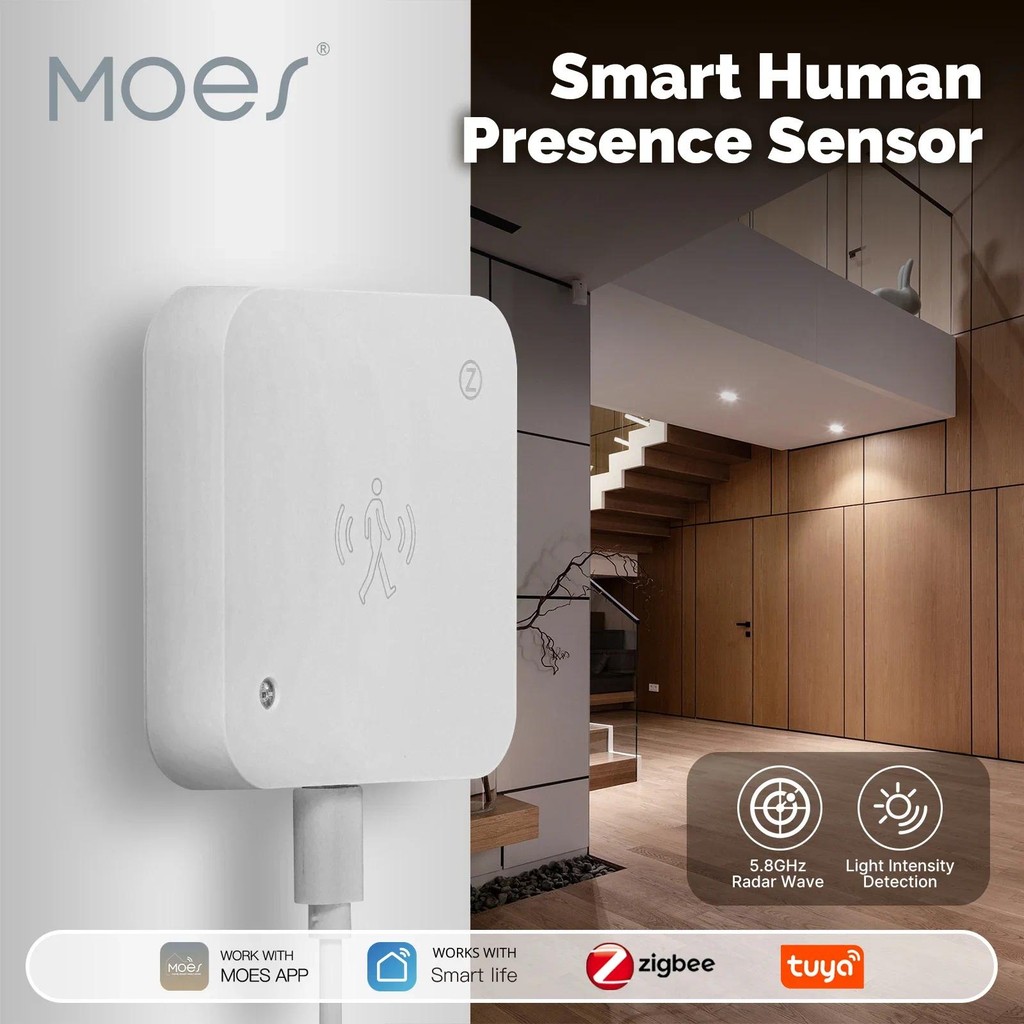 MOES Tuya ZigBee Smart Human Presence Sensor Motion Motionless ...