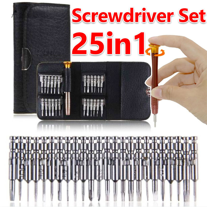 25 in 1 Mini Precision Screwdriver Set / Torx Screw Driver Bit Kit ...
