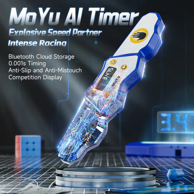 MOYU AI Timer Magic Cube Timer Bluetooth Connect App Anti Mistouch ...