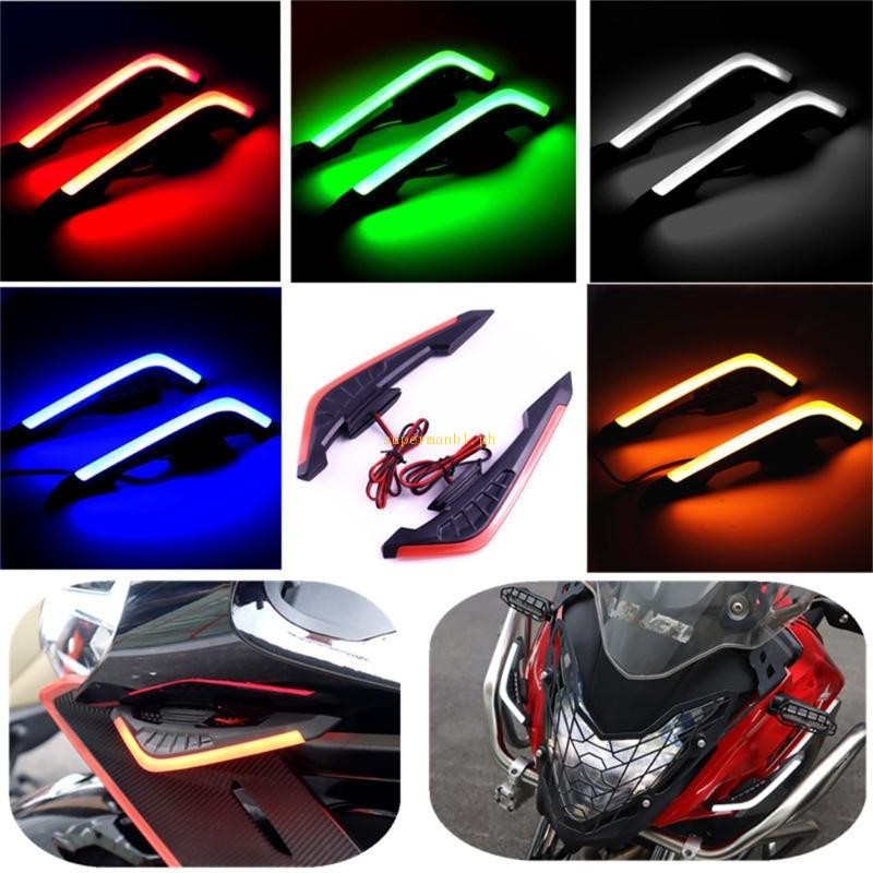 SUP Stylish LED Winglets Dynamic Spoiler Wing to Improve Motorbike ...