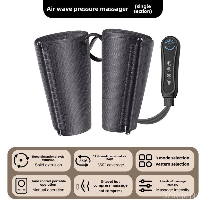 Cross-Border Air Wave Massage Massager Full Airbag Vibration Heating ...