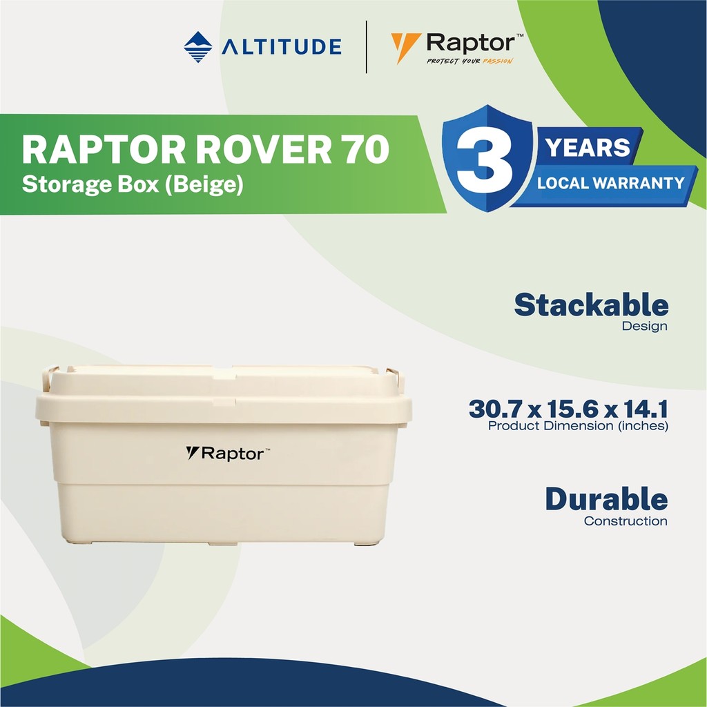 Raptor Storage Rover Box 70 | Shopee Philippines