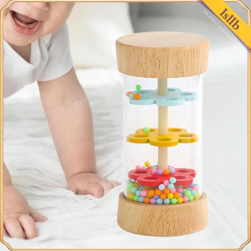 [Lsllb] Rainmaker Toy Wooden Rain Stick Fine Motor Skill Sensory Skills ...