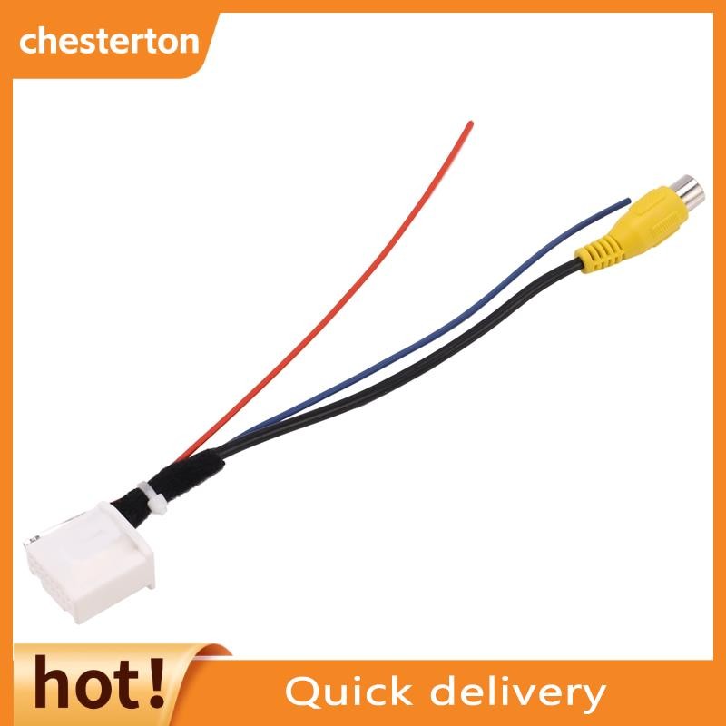 16 Pin Car Rear View Camera Adapter Cable Parking Backup Camera Video ...