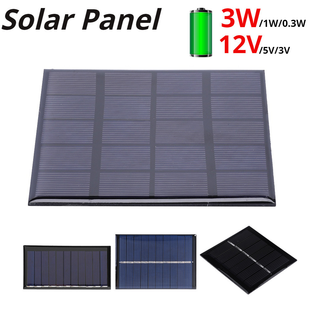 ☃Solar Panel Micro Solar Board Photovoltaic Portable Charger ...