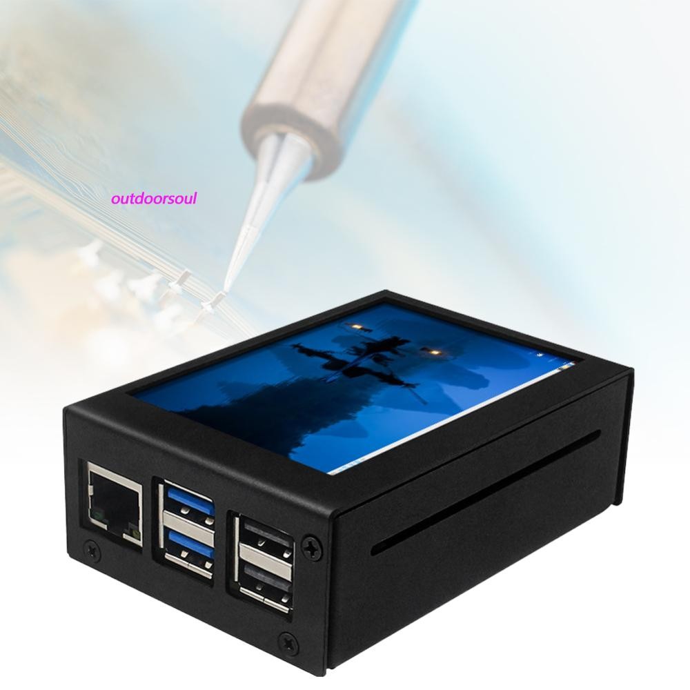 For Raspberry Pi 5 Metal Case TFT LCD Display GPIO Display Monitor 3.5 ...