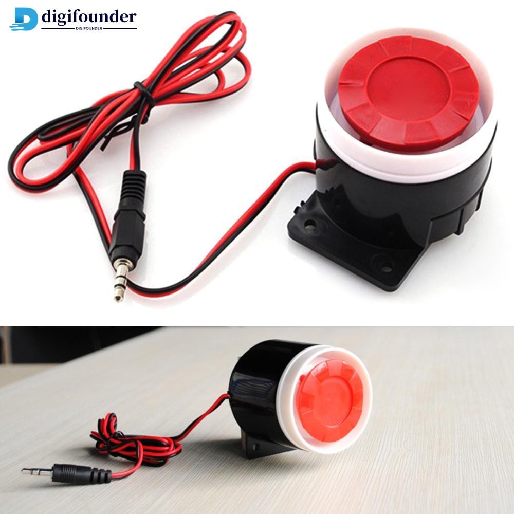 DIGIFOUNDER Piezoelectric Buzzer Alarm Horn Anti-theft Alarm Wired 12v ...