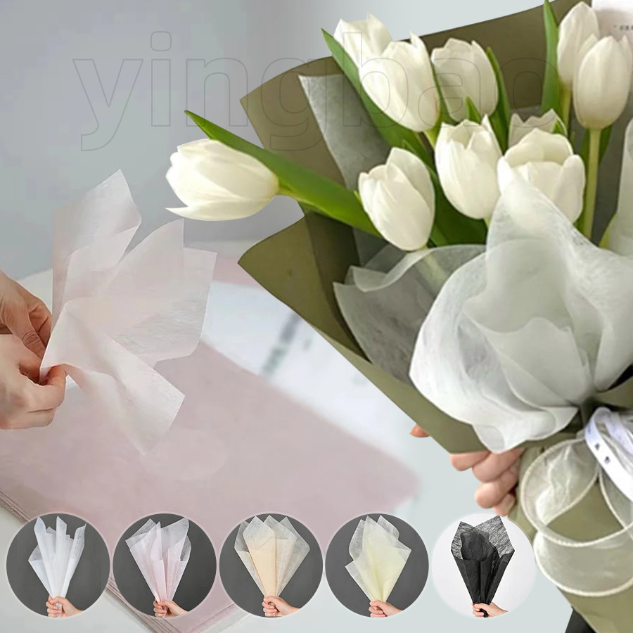40 Pcs Floral lining paper Extractable milk cotton paper non-woven ...