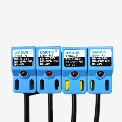 ♒Square proximity switch three-wire SN04-N induction switch NPN ...