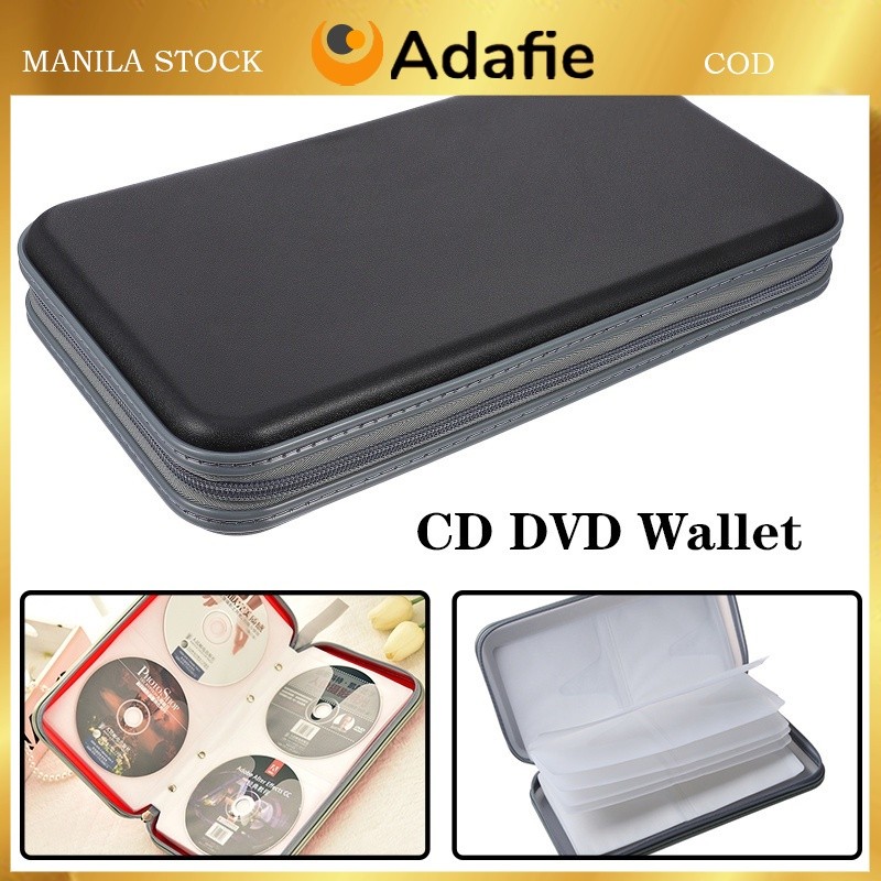 80pcs Disc CD DVD Storage Organizer Case CD DVD Wallet with Zipper ...