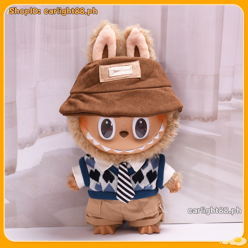 【Clothes Only】[For 38cm labubu] Plush Doll labubu Clothes Preppy Style ...