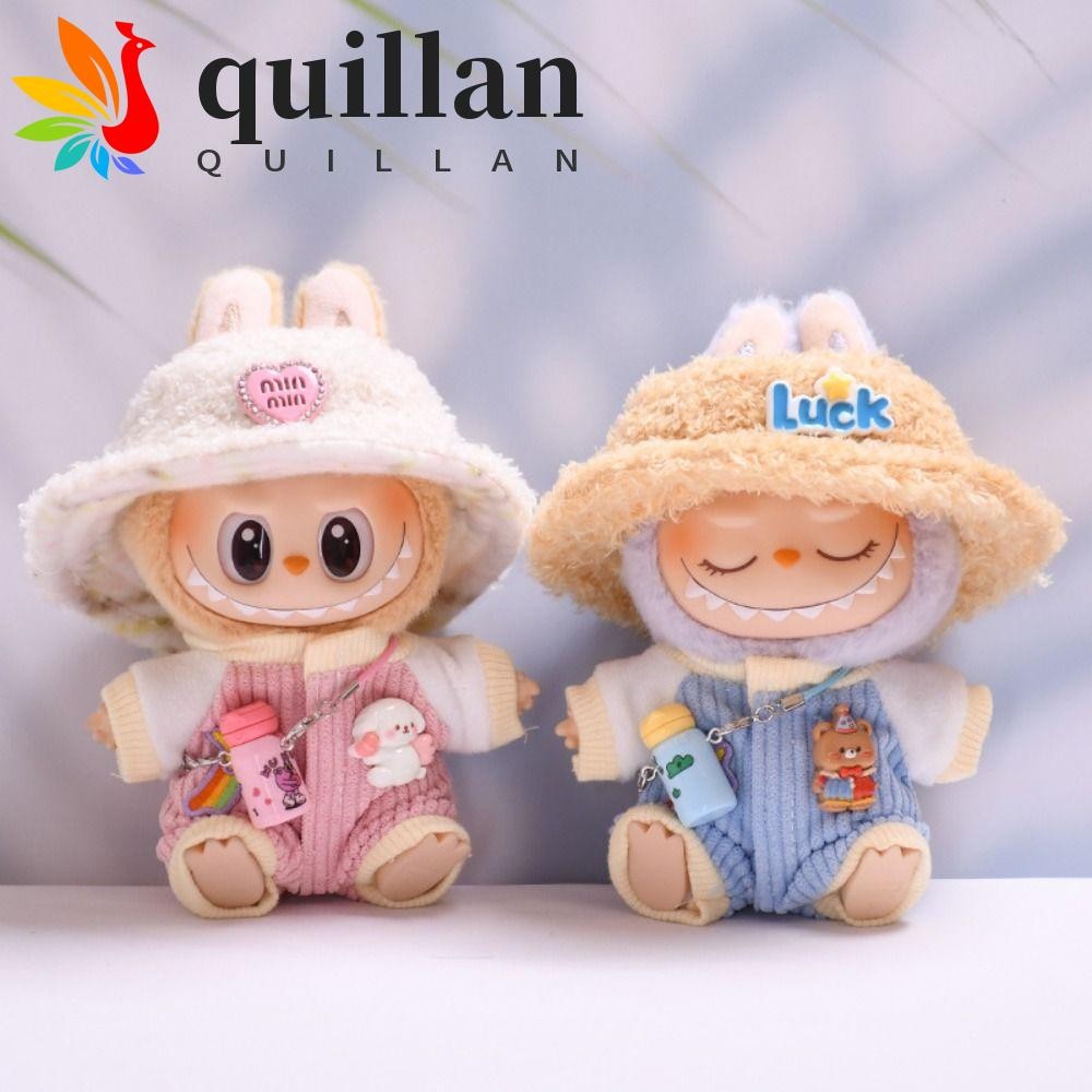 QUILLAN Labubu Time Clothes, Cloth Handmade Labubu Plush Doll Outfit ...