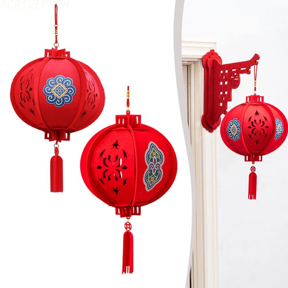 Dazzling Chinese New Year Decor DIY Red Lantern Assembly Project at ...
