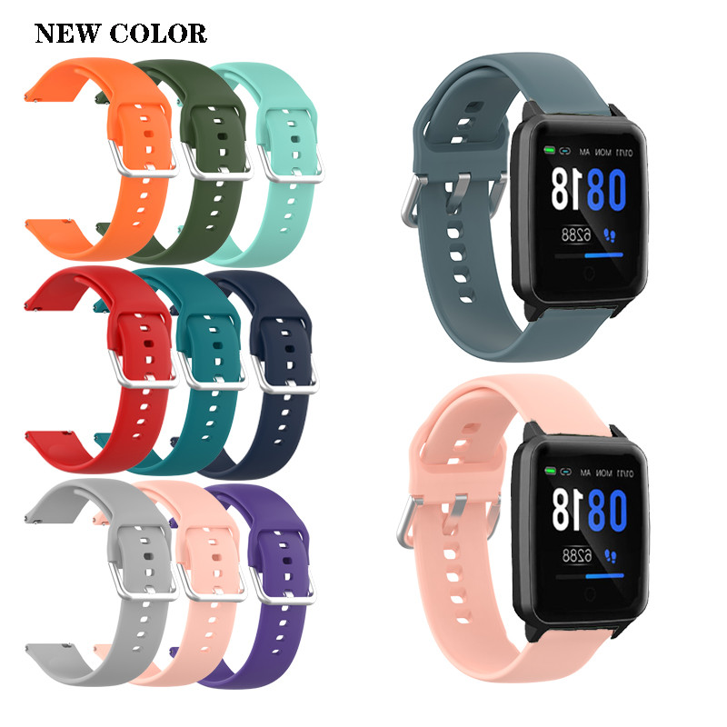 Universal 20mm Soft Silicone Strap For AXTRO Fit3/AXTRO Fit4/Actxa Tempo 4C/Actxa Tempo 5C For ...