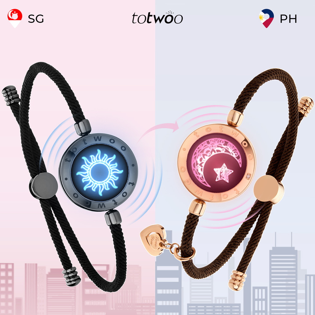 TOTWOO Touch Bracelets Long Distance Bracelets for LDR Couples/Regalo ...