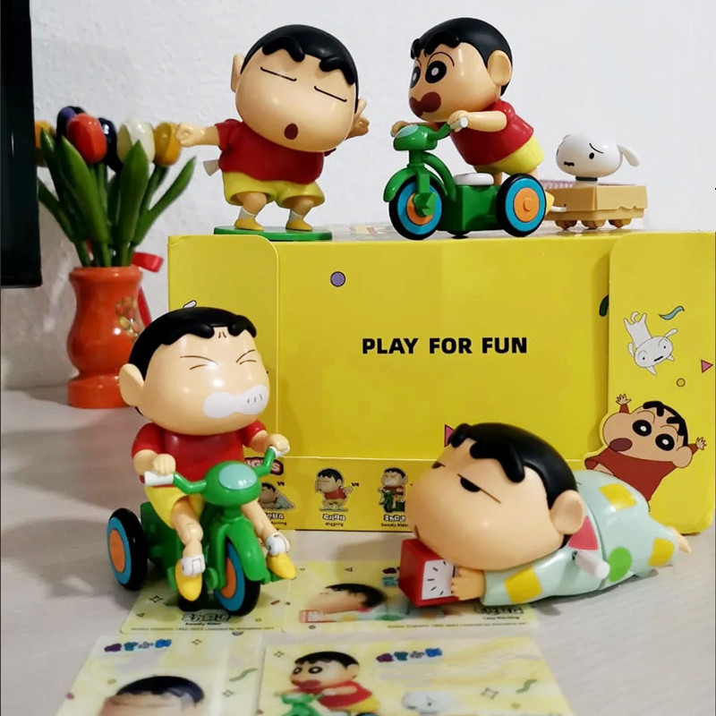 Crayon Shin Chan Wind-up Toy Anime Figurine Clockwork Toy Model Kids ...