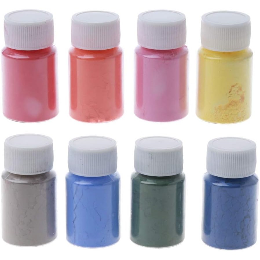 8 Colors Thermochromic Temperature Activated Pigment Powder Heat ...
