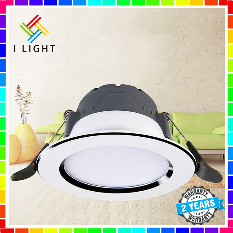 Led Downlight Recessed Pin Spotligh Panel Ceiling Lights, 5W Tri-Color ...