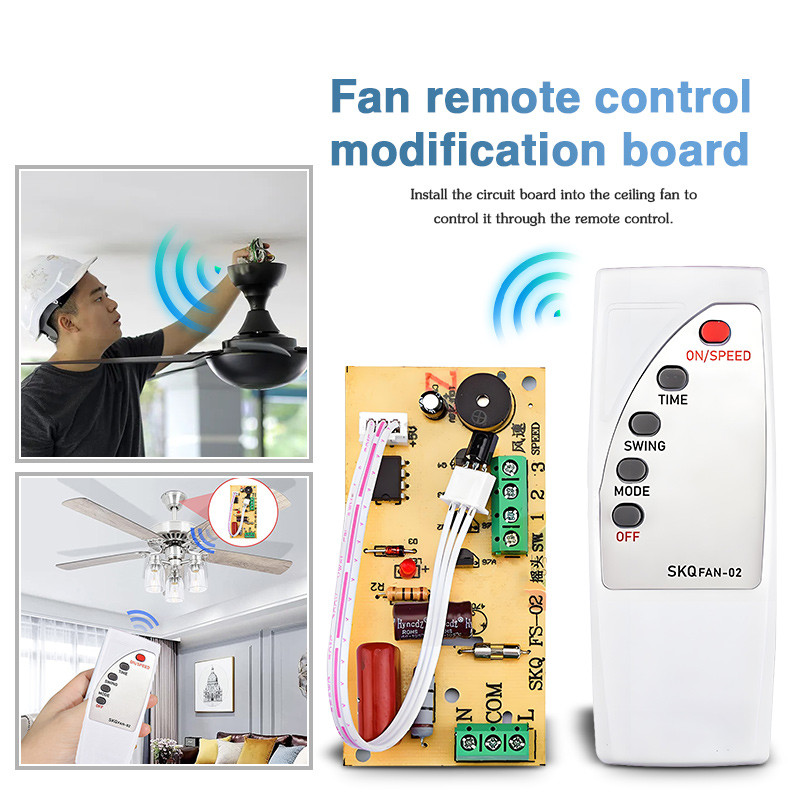 Universal Fan Remote Control Modification Board Electric Fan Control ...