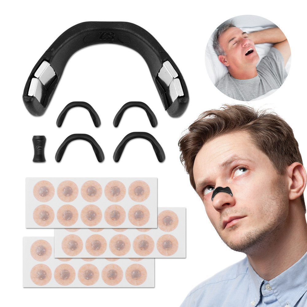 Suolaer Magnetic Nose Strips&Clips Nasal Breathing Dilators Air Intake ...