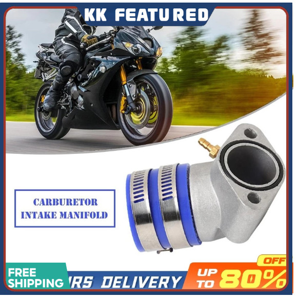 Carburetor Intake Manifold Pipe Inlet Carb Adapter for GY6/150cc/ATV ...