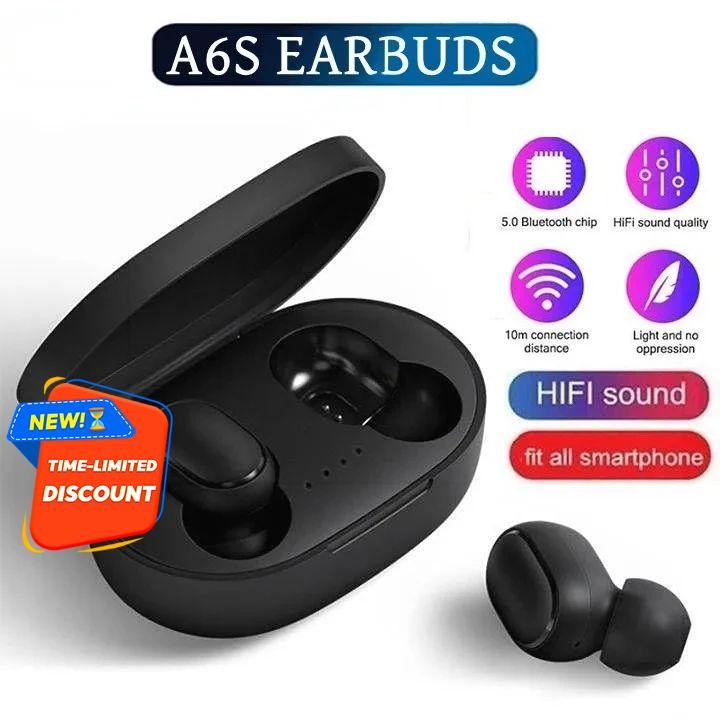 TWS A6S Wireless Earbuds Bluetooth Noise Canceling Earphone Sports ...