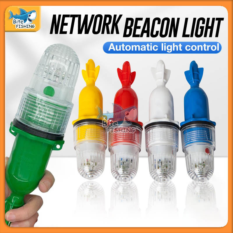 Torpedo Blinker Fishing Light Waterproof Floating Signal Light Net ...