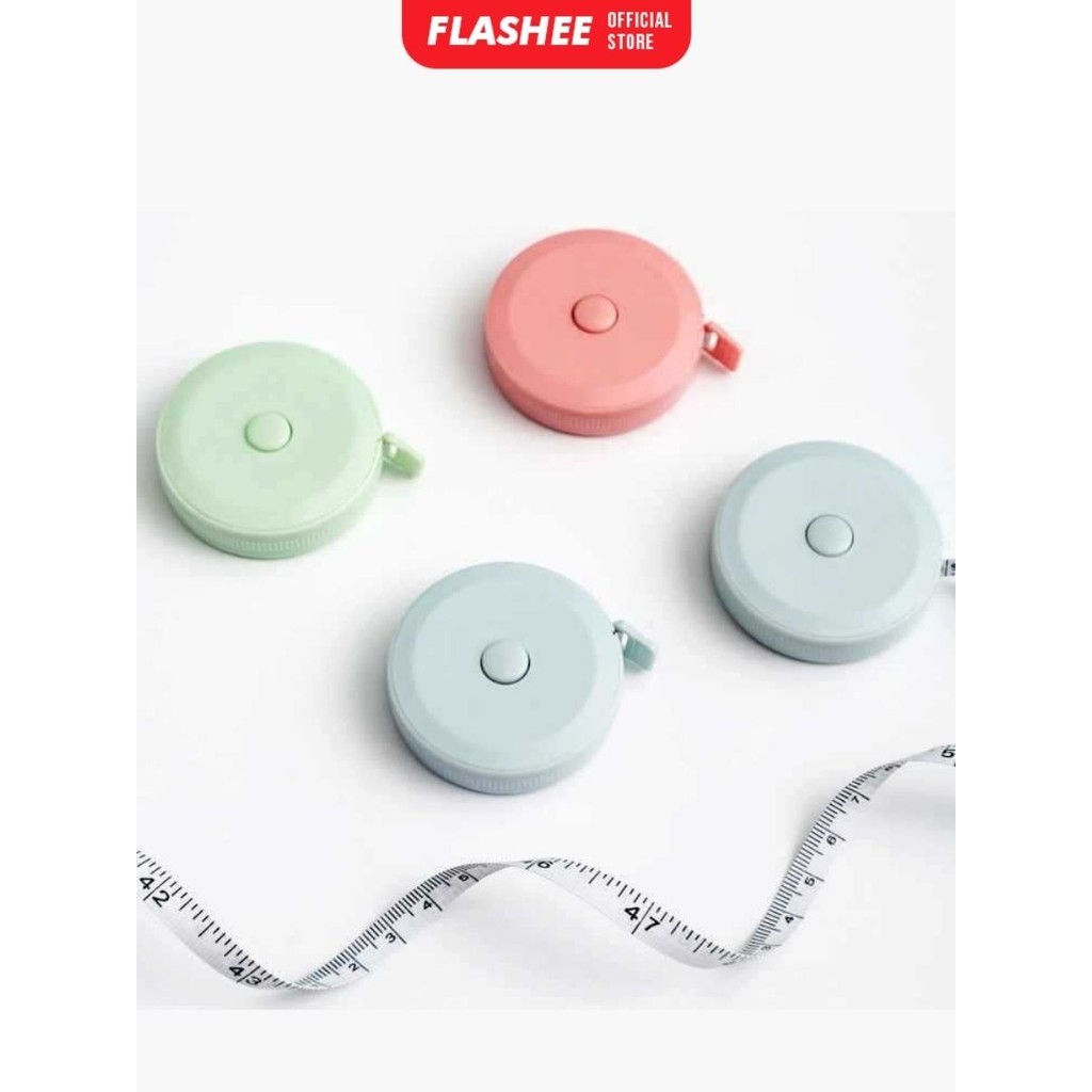 Flashee Round Mini Roll Meter Clothes Meter 150cm Multipurpose Sewing ...